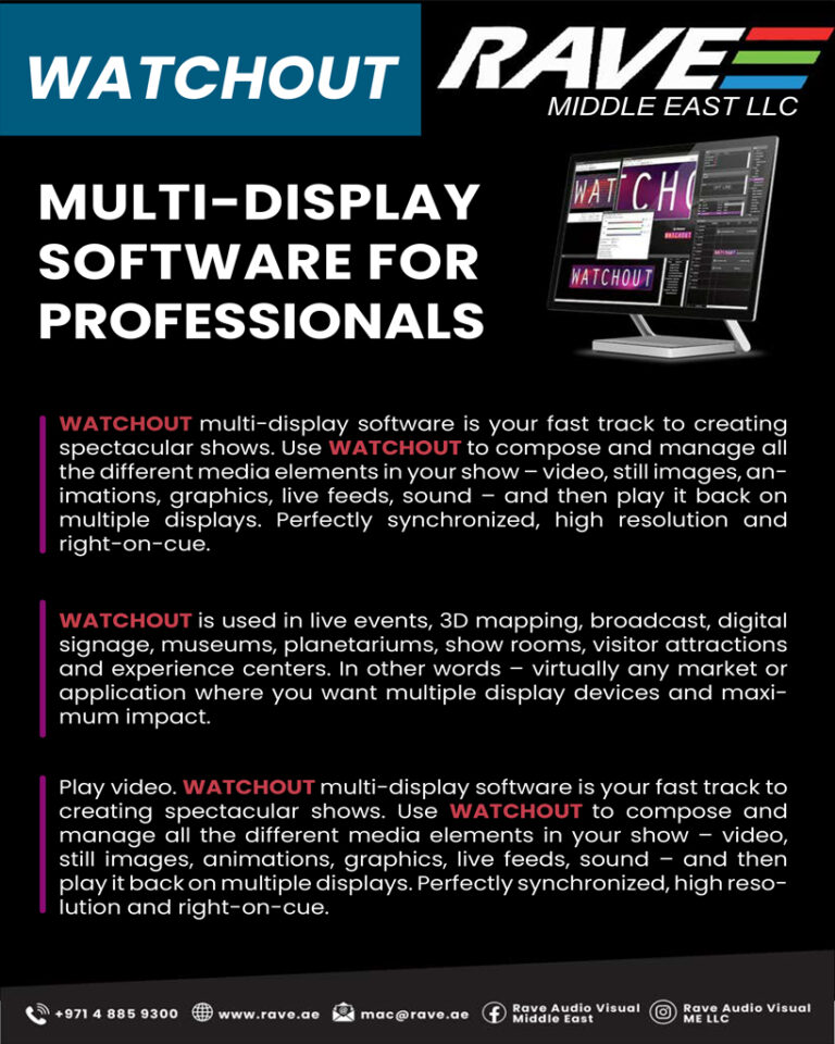 Production Equipment’s – Rave.ae